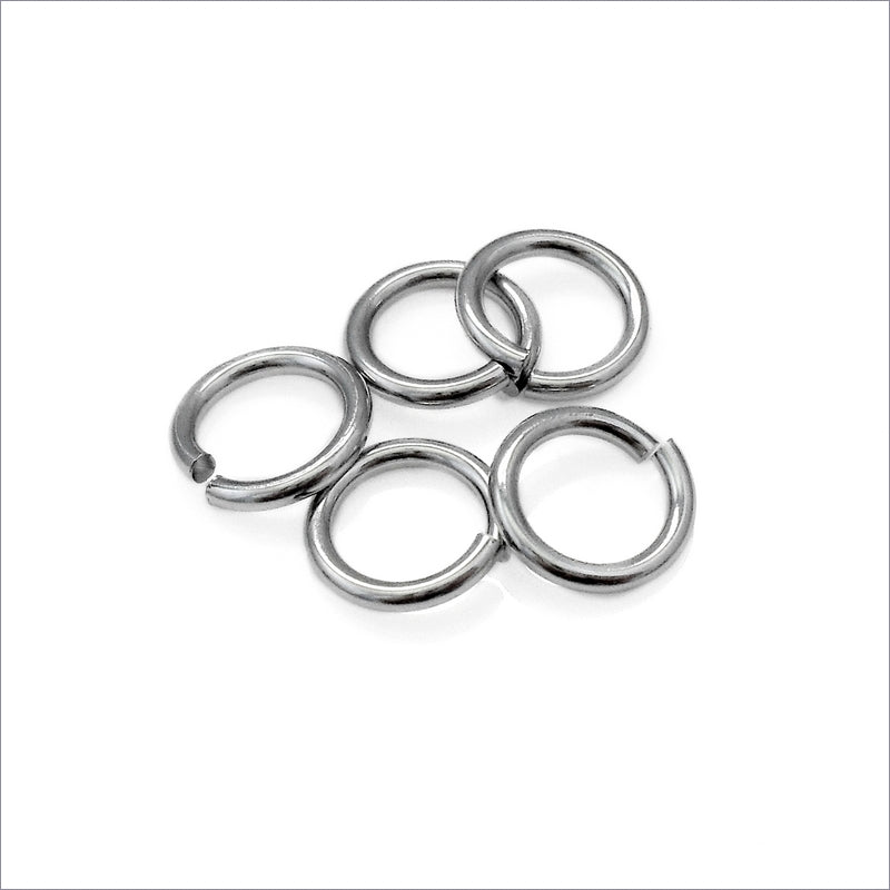 Stainless Steel 10mm x 1.5mm Flush Cut Jump Rings – The Craft Armoury